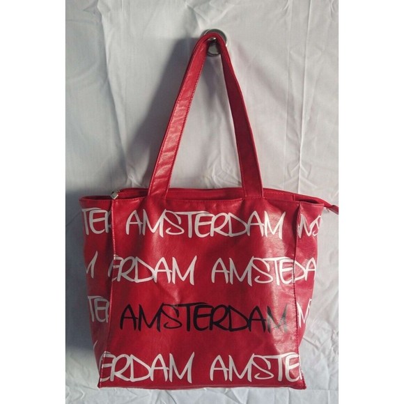 Robin Ruth | Bags | Ruth Robin Faux Leather Tote Bag Amsterdam | Poshmark